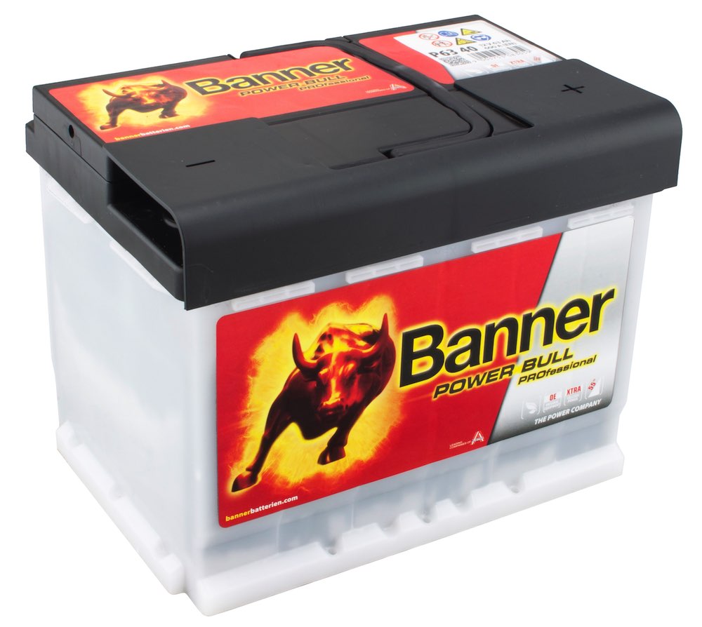Аккумулятор Banner 63Ah 600A Power Bull Pro P6340 купить | Низкая цена