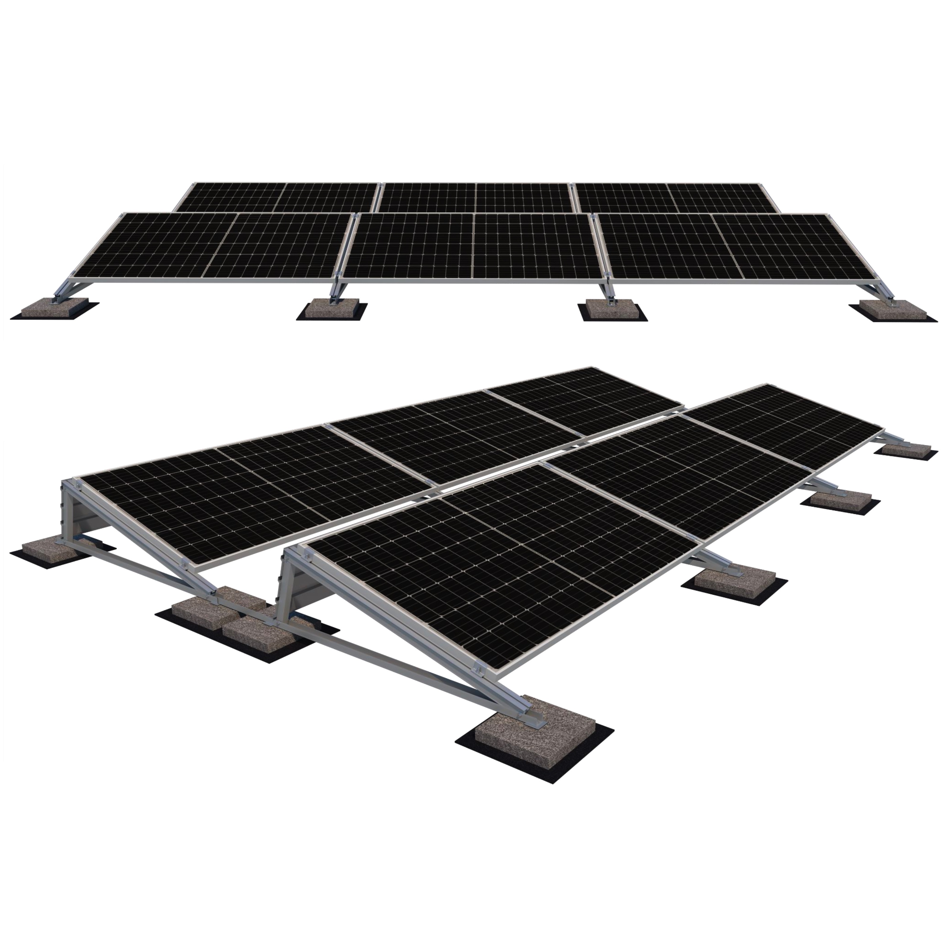 Комплект креплений солнечных панелей Kripter Ballast Fix L01 купить в ...