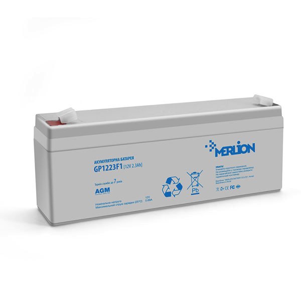 Аккумулятор Merlion 12V 2,3Ah GP1223F1 купить | Бесплатная доставка