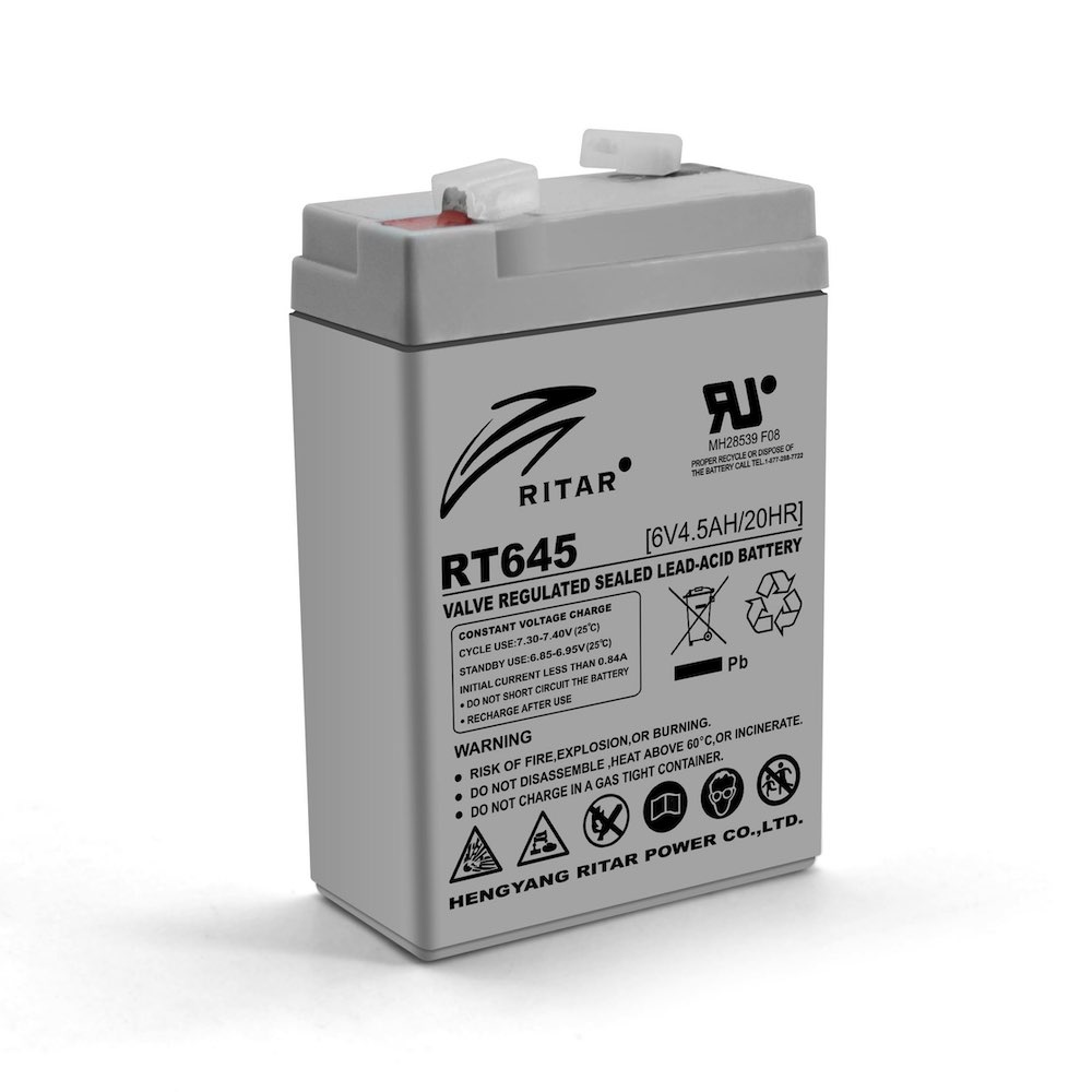 Аккумулятор Ritar 6V 4,5Ah RT645 купить | Бесплатная доставка