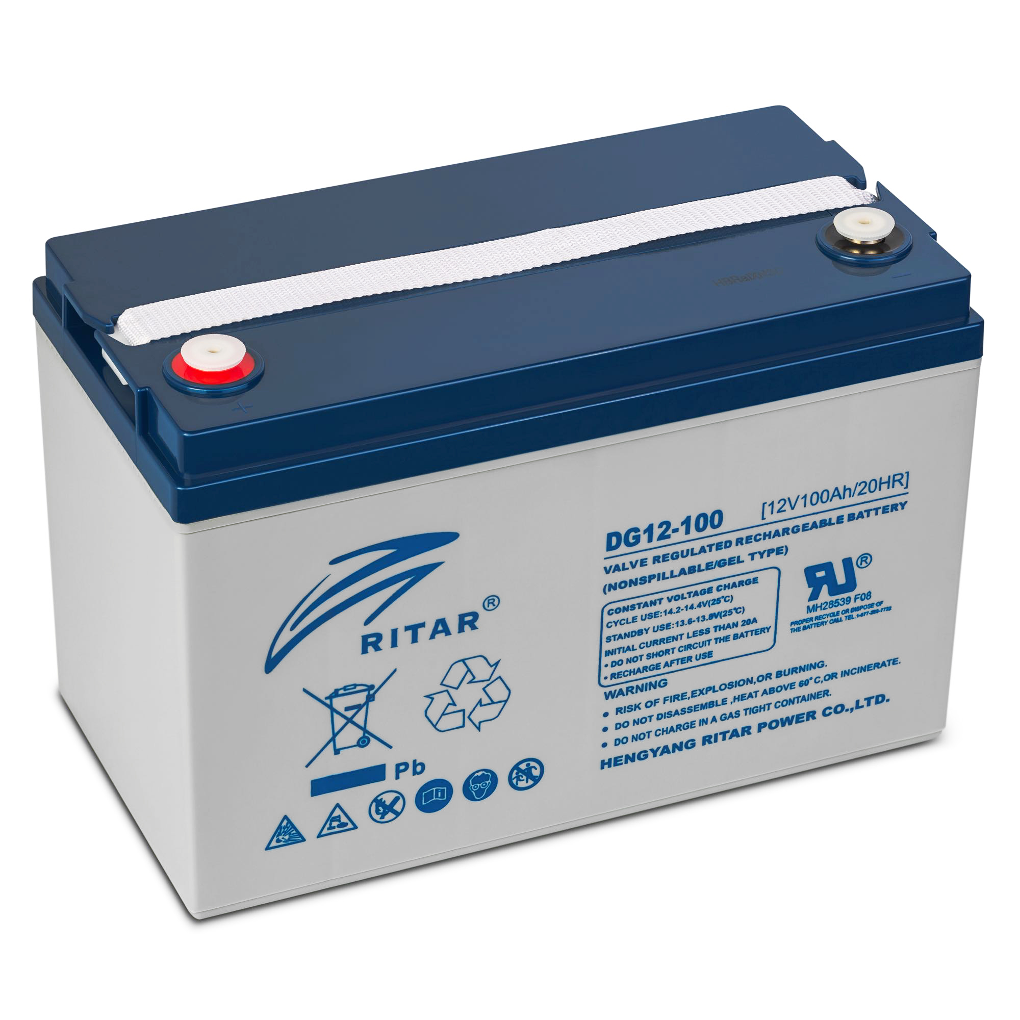 Аккумулятор Ritar 12V 100Ah DG12-100 купить | Бесплатная доставка