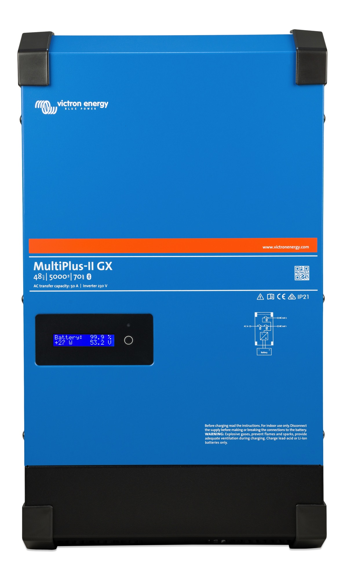 Гибридный инвертор Victron Energy MultiPlus II 48/5000/70-50 GX купить в СвітАКБ